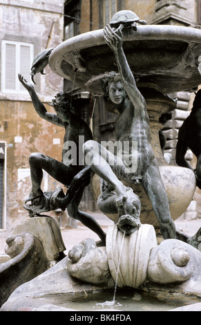 Fountain of the Tortoises in the Piazza Mattei Stock Photo - Alamy