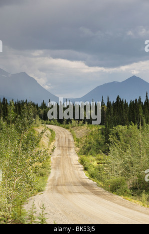 Gravel Road, Yukon Plateau, Yukon Territory, Canada Stock Photo - Alamy