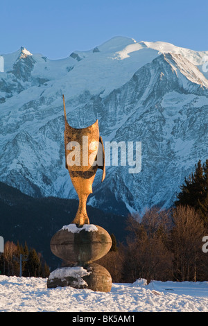 France, Haute Savoie, Alps, Mont Blanc country, Combloux, herd of ...