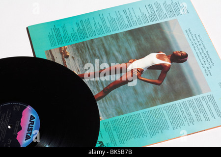 Whitney Houston old vinyl LP record album cover - 1985 Stock Photo - Alamy