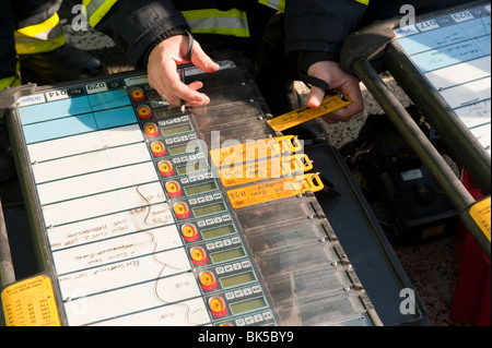 BA Breathing Apparatus Entry Control Board Stock Photo - Alamy