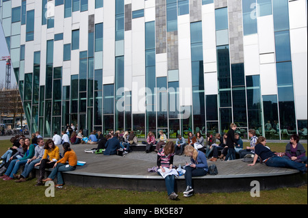 Exterior of modern Minnaert Building at Utrecht University in the ...