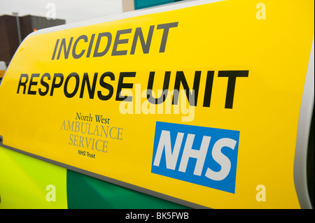 NHS Ambulance Incident Response Unit Vehicle Stock Photo - Alamy