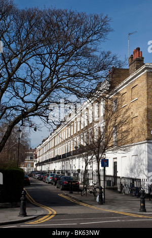 Georgian house fronts. Markham Square, Chelsea, London, England, UK ...