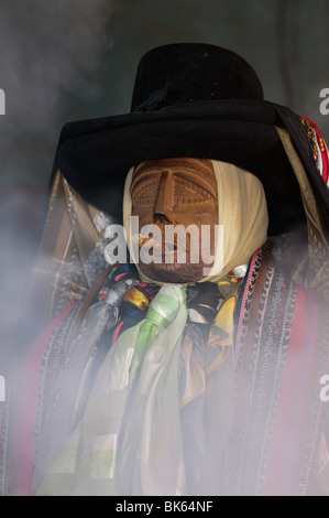 El Maximon, Santiago Atitlan, Lake Atitlan, Guatemala, Central America ...