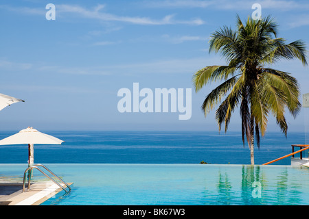 Hotel infinity pool in Kerala India Stock Photo - Alamy