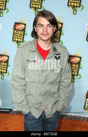 EMILE HIRSCH NICKELODEON'S 21ST KIDS CHOICE AWARDS UCLA WESTWOOD LOS ...