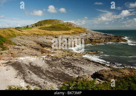 Limeslade Bay, a small beach on the Gower Peninsula near Mumbles and ...
