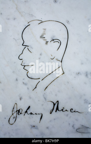 Johnny Mercer grave at Bonaventure Cemetery Savannah Georgia Stock ...