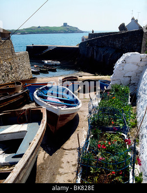 Coliemore Harbour, Co Dublin, Ireland; Dalkey Island From The Harbour ...
