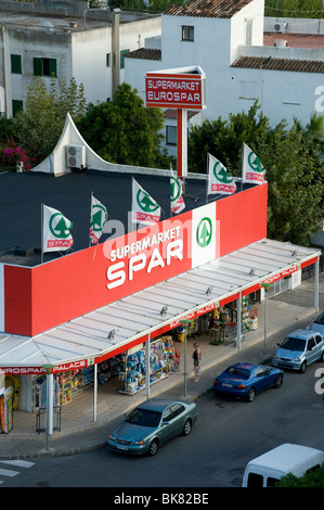 A Spar supermarket in Alcudia, Mallorca, Spain Stock Photo - Alamy