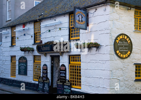 Penzance, Admiral Benbow Pub Stock Photo - Alamy