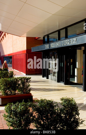 The British Library entrance Stock Photo - Alamy