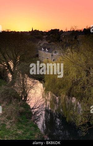 Malmesbury and the River Avon, Wiltshire, England Stock Photo - Alamy