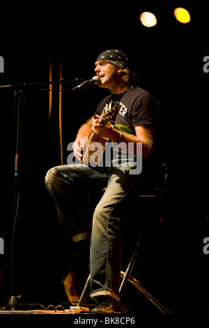 Swiss singer and songwriter Adrian Sturzenegger aka Ad-Rian live in the ...