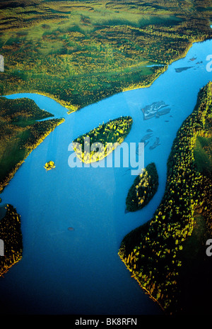 Aerial view of the Matanuska Region, Alaska, USA Stock Photo - Alamy