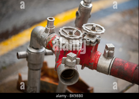 Fire Brigade Hose dividing branch 45mm Stock Photo - Alamy