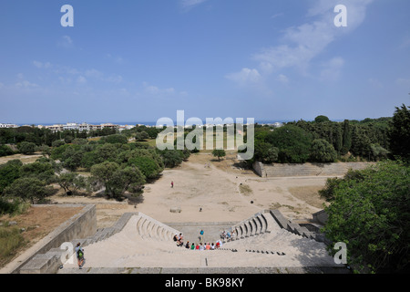 Ancient Stadium, reconstructed, Monte Smith, Rhodes Town, Rhodes ...