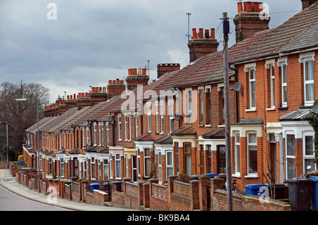 red brick row houses built by George Pullman in 1880 to house the ...