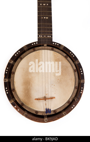 musical instruments, antique 5 string zither banjo, possibly by Temlett ...