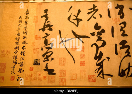 China Shanghai Shanghai Museum chinese calligraphy Stock Photo - Alamy