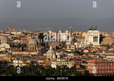 View of Rome from the Janiculum Hill, Italy Stock Photo - Alamy