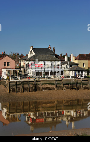 The village of Rowhedge, on the River Colne, Essex, England UK Stock ...