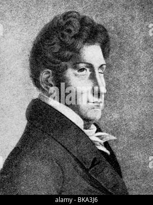 Portrait of the Composer Friedrich Kuhlau (1786-1832), Early 19th cen ...