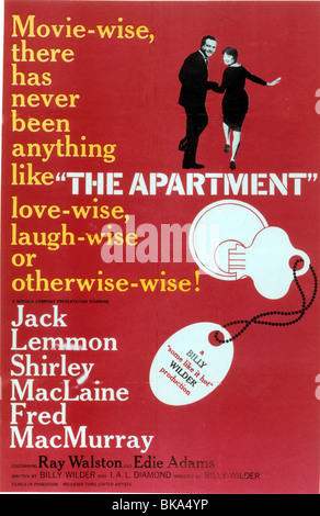 THE APARTMENT -1960 POSTER Stock Photo - Alamy