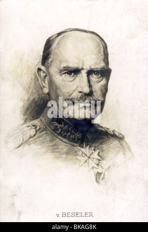 First World War. Portrait of Hans Hartwig von Beseler (1850-1921 ...
