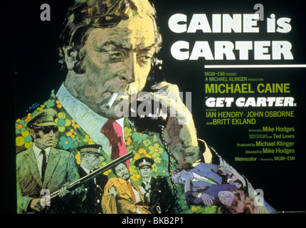 MICHAEL CAINE POSTER, GET CARTER, 1971 Stock Photo - Alamy