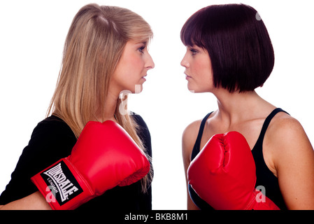 Two women fighting Stock Photo - Alamy