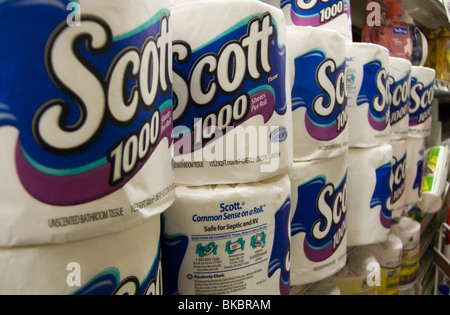 Rolls of Scott toilet paper manufactured by Kimberly-Clark are seen on ...