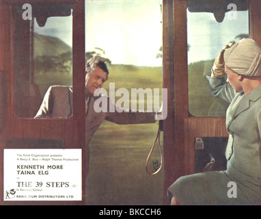 TAINA ELG, KENNETH MORE, THE 39 STEPS, 1959 Stock Photo - Alamy