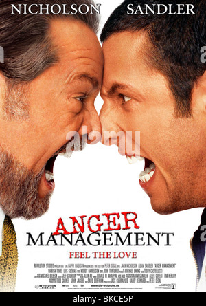Anger Management 2003 Anger Management Movie Poster. Adam Sandler ...