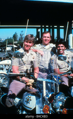 CHIPS LARRY WILCOX, ROBERT PINE, ERIK ESTRADA Stock Photo - Alamy