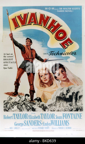 Ivanhoe (1952) - Movie Poster Stock Photo: 87585547 - Alamy