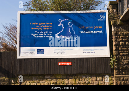 primesight billboard site for Government bilingual Welsh English ...