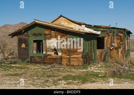 Mining shack, Atolia mining town near Red Mountain, California Stock ...