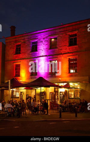 Bars and Restaurants, Salamanca Place, Hobart, Tasmania, Australia ...