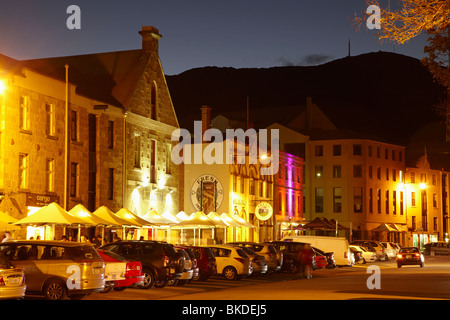 Bars and Restaurants, Salamanca Place, Hobart, Tasmania, Australia ...