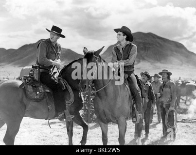 JOHN WAYNE, MONTGOMERY CLIFT, RED RIVER, 1948 Stock Photo - Alamy
