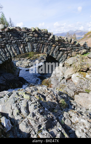 Ashness bridge above Derwent Water. Cumbria, The Lake District, UK ...