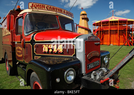 Scammell Lorry Truck, Carters Steam Fair, Peckham Rye Common, London ...