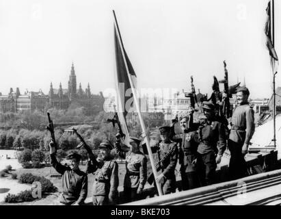 events, Second World War / WWII, Austria, end of war, Vienna 1945 Stock ...