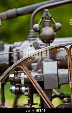 Steam Engine Flywheel Stock Photo - Alamy