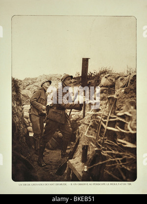The trench periscope, WW1 Stock Photo - Alamy