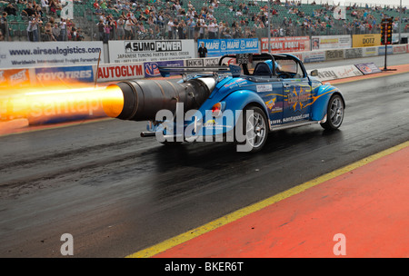 vw drag car beetle dragster dragsters race racing volkswagen rear ...