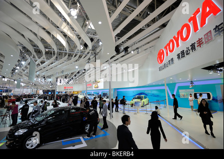 Toyota stand at Beijing Auto Show 2010 Stock Photo - Alamy