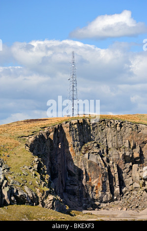 Shap Pink Granite Quarry. Shap, Cumbria, England, United Kingdom Stock ...